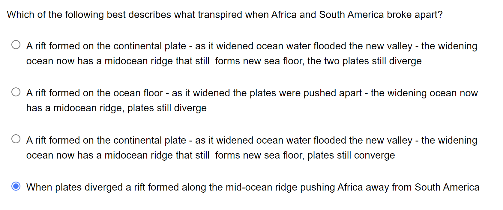 Solved Which of the following best describes what transpired | Chegg.com