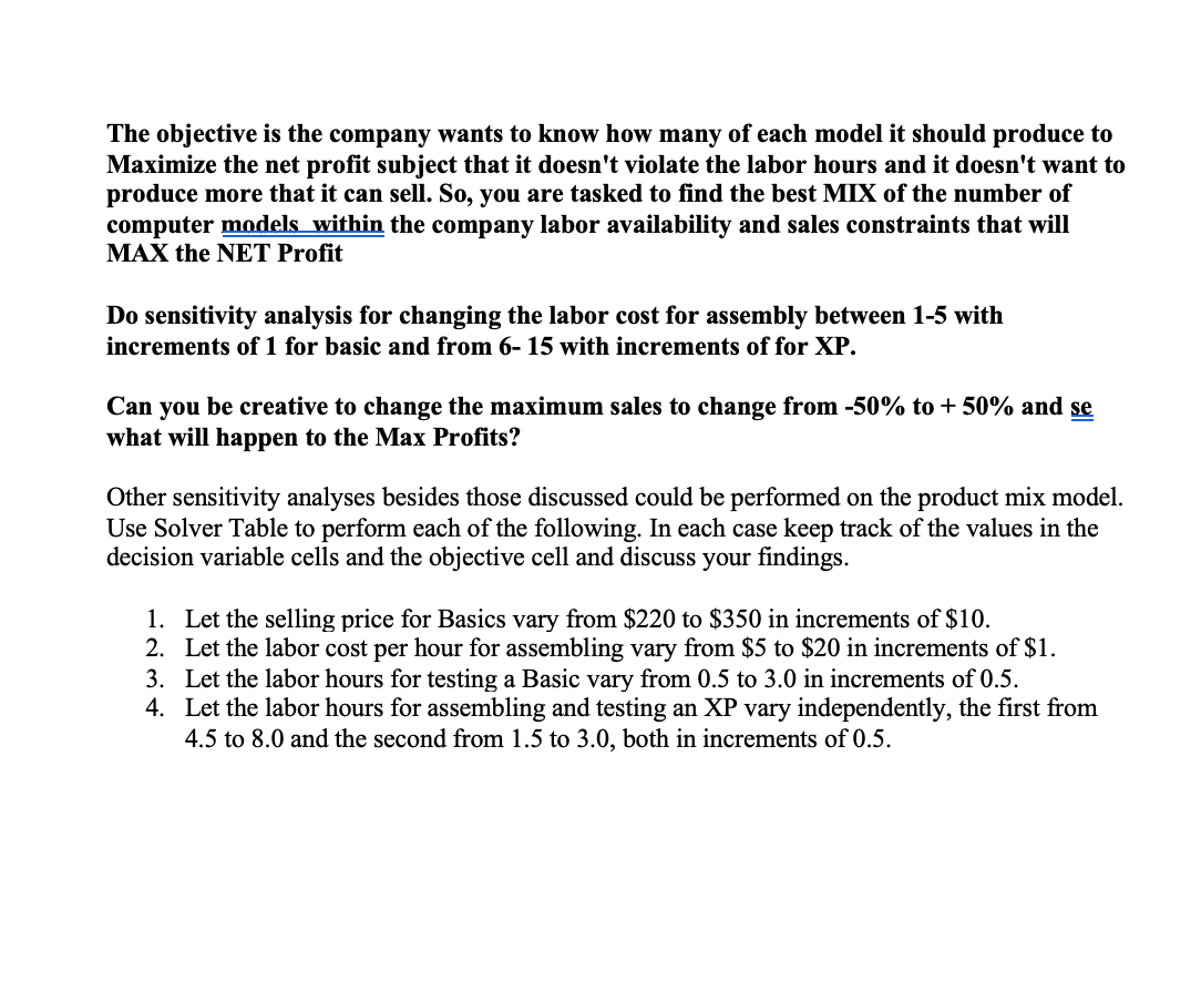 Solved Using Excel And Solvertable Please Answer The 
