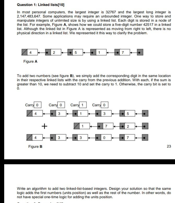  Solved ion 1 Linked Lists 10 Personal Computers Largest