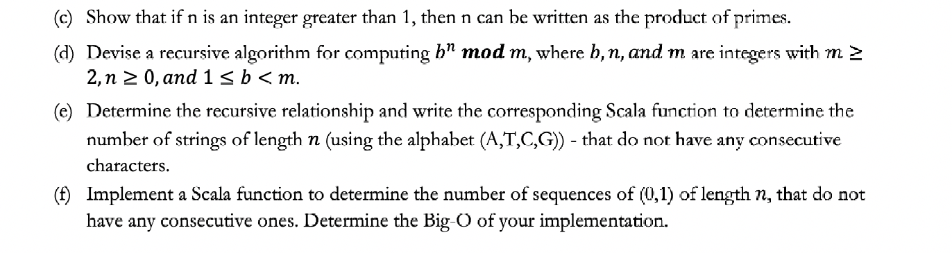 Solved (c) Show that if n is an integer greater than 1, then | Chegg.com