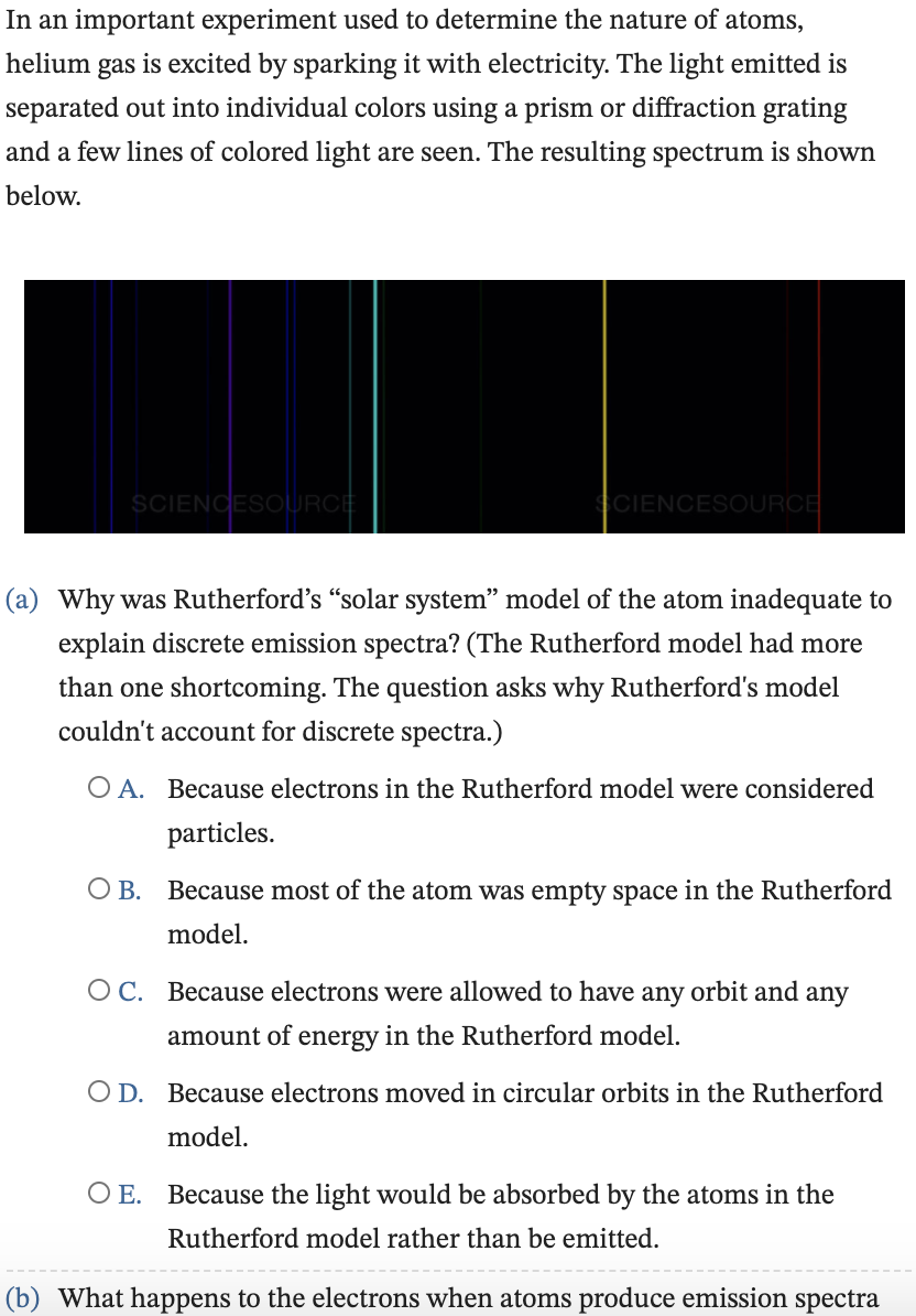 Solved In an important experiment used to determine the | Chegg.com