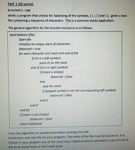 Solved Here are the stack class implementations #ifndef | Chegg.com