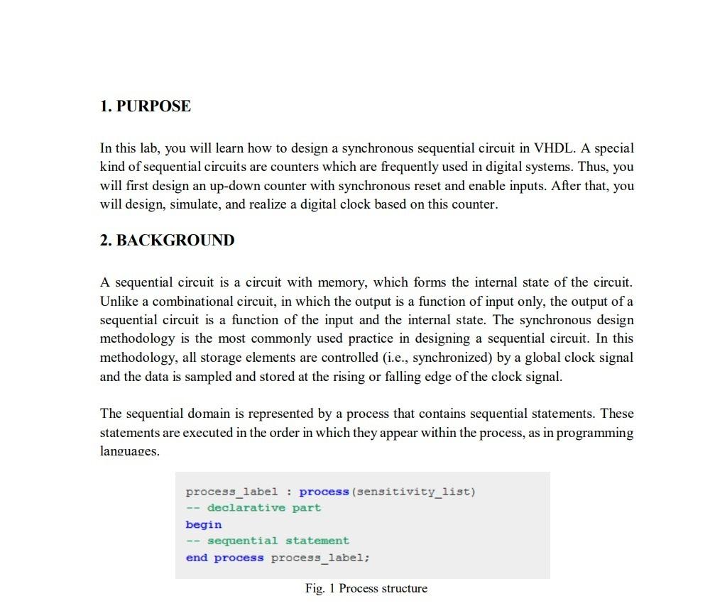 Solved In This Lab You Will Learn How To Design A 7162