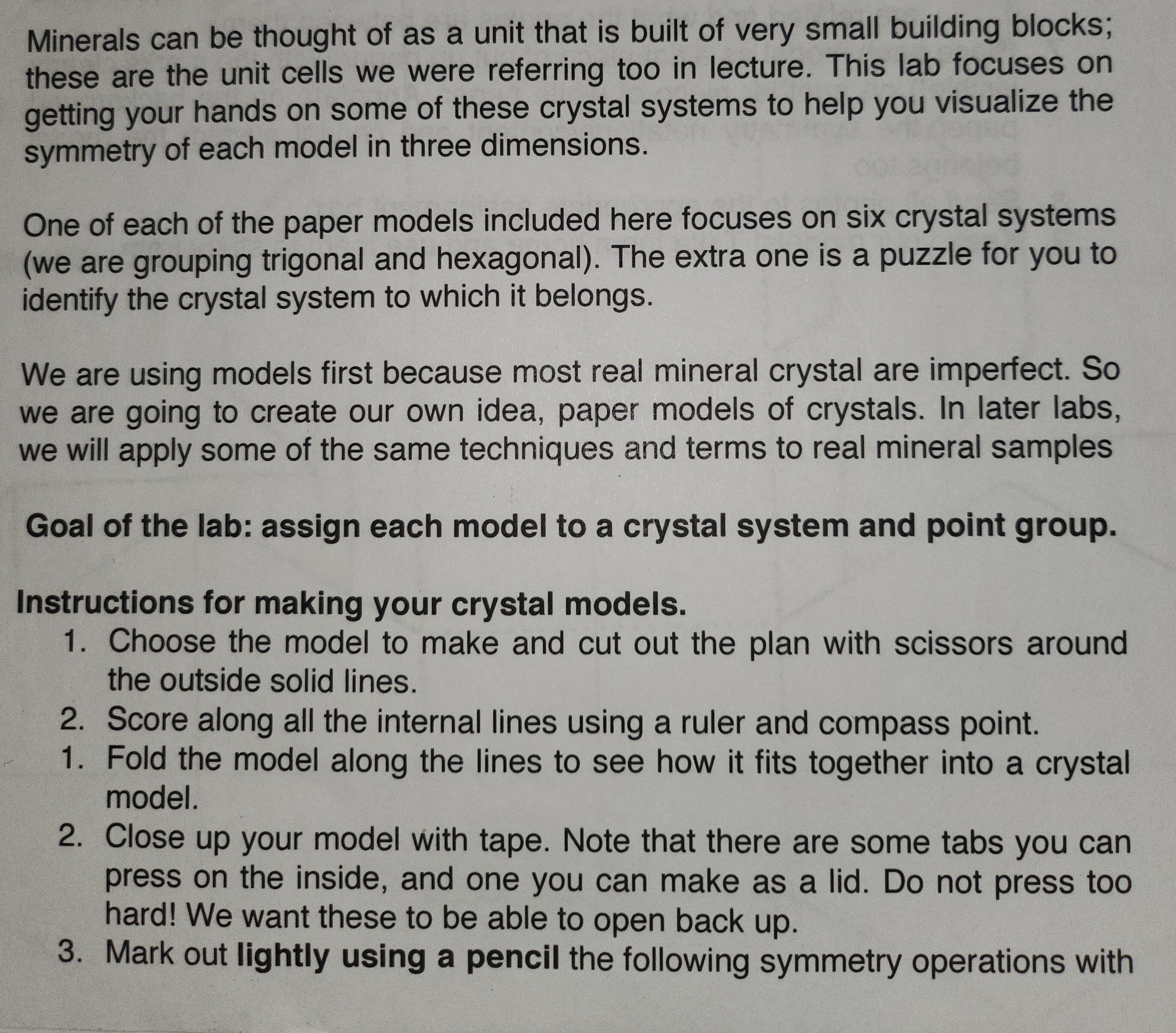 Solved Minerals can be thought of as a unit that is built of | Chegg.com