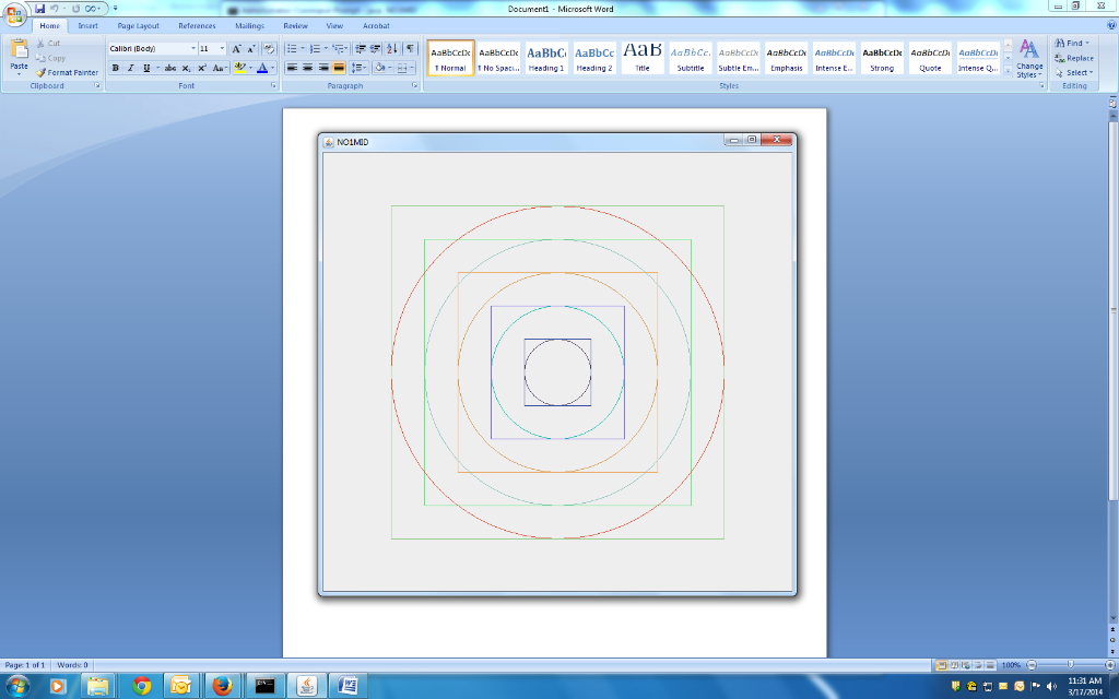 Solved Write a Java program that draws five pairs of circles | Chegg.com