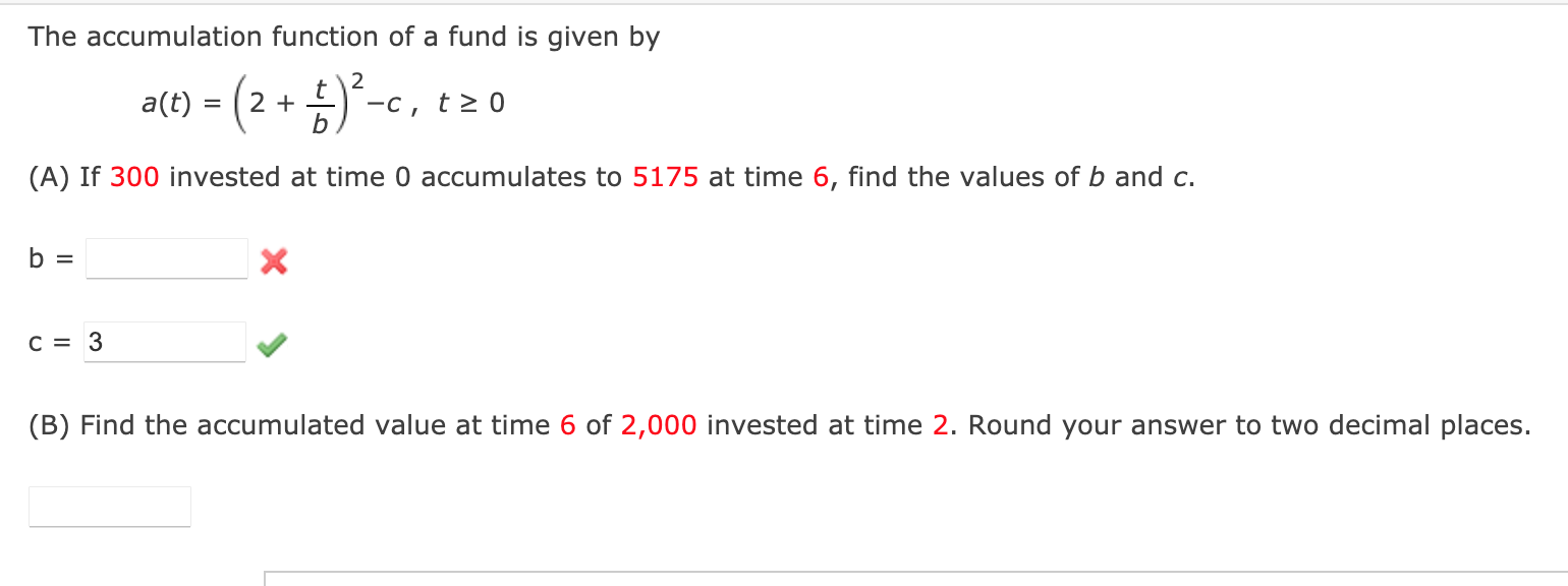 Solved The accumulation function of a fund is given by a(t) | Chegg.com