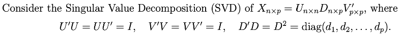 Solved Consider the Singular Value Decomposition (SVD) of | Chegg.com