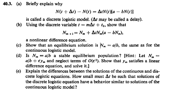 Solved 40.3. (a) Briefly explain why is called a discrete | Chegg.com