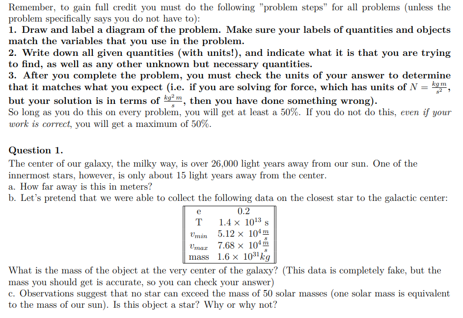 Solved Remember, to gain full credit you must do the | Chegg.com