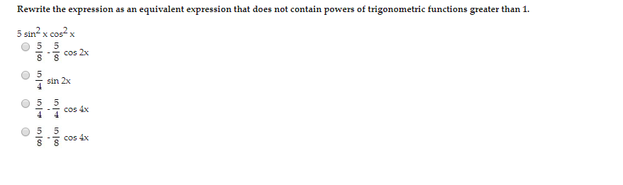 Solved Rewrite the expression as an equivalent expression | Chegg.com