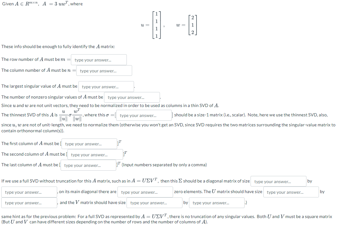 Solved Linear algebra | Chegg.com