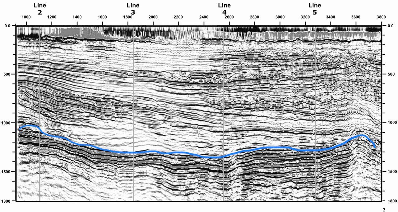 Solved Interpret this seismic line in detail. Explain what | Chegg.com