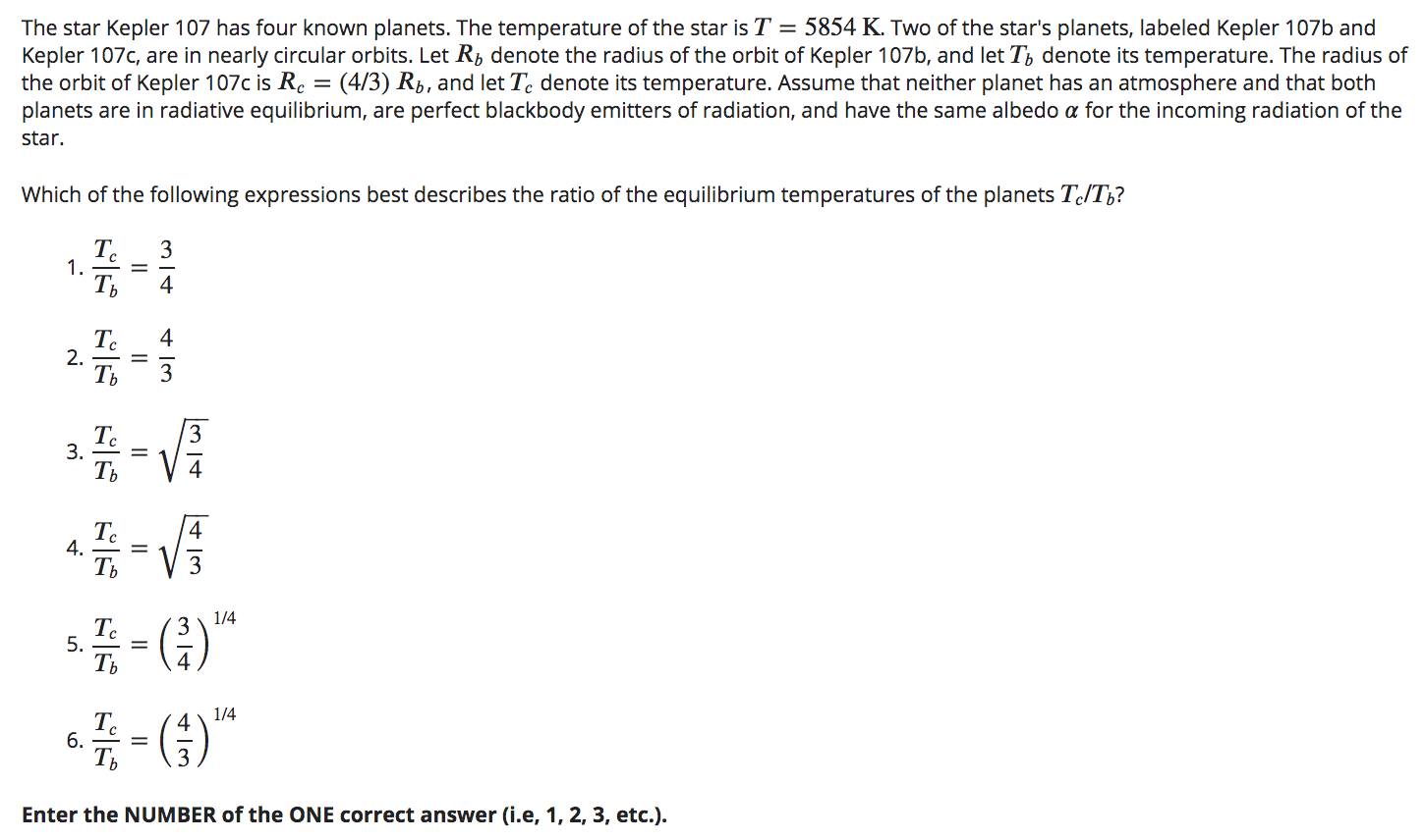 Solved The star Kepler 107 has four known planets. The | Chegg.com