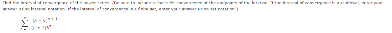 Solved answer using interval notation. If the interval of | Chegg.com