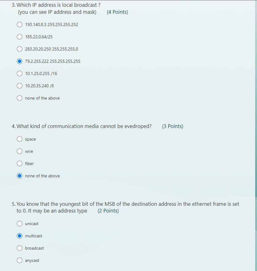 Solved Which IP address is local broadcast ? (you can see | Chegg.com