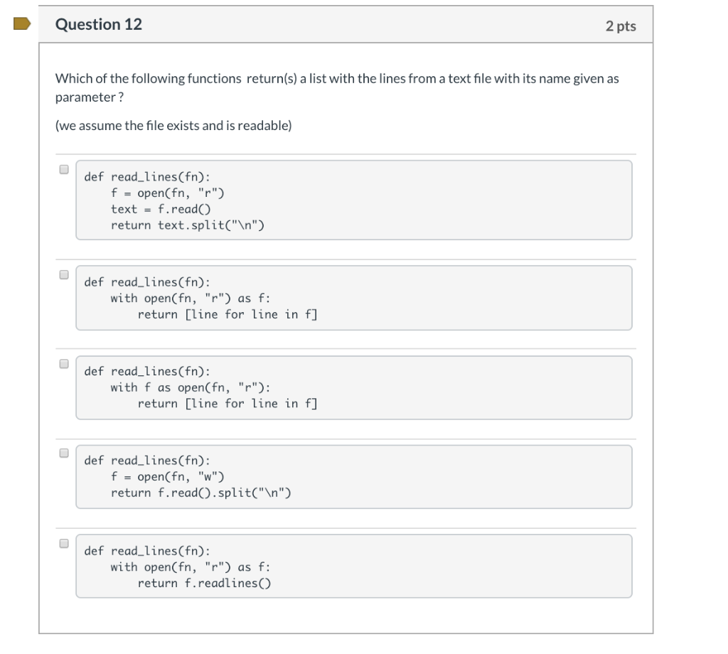 Solved Question 8 2 pts Consider these Python functions: def | Chegg.com