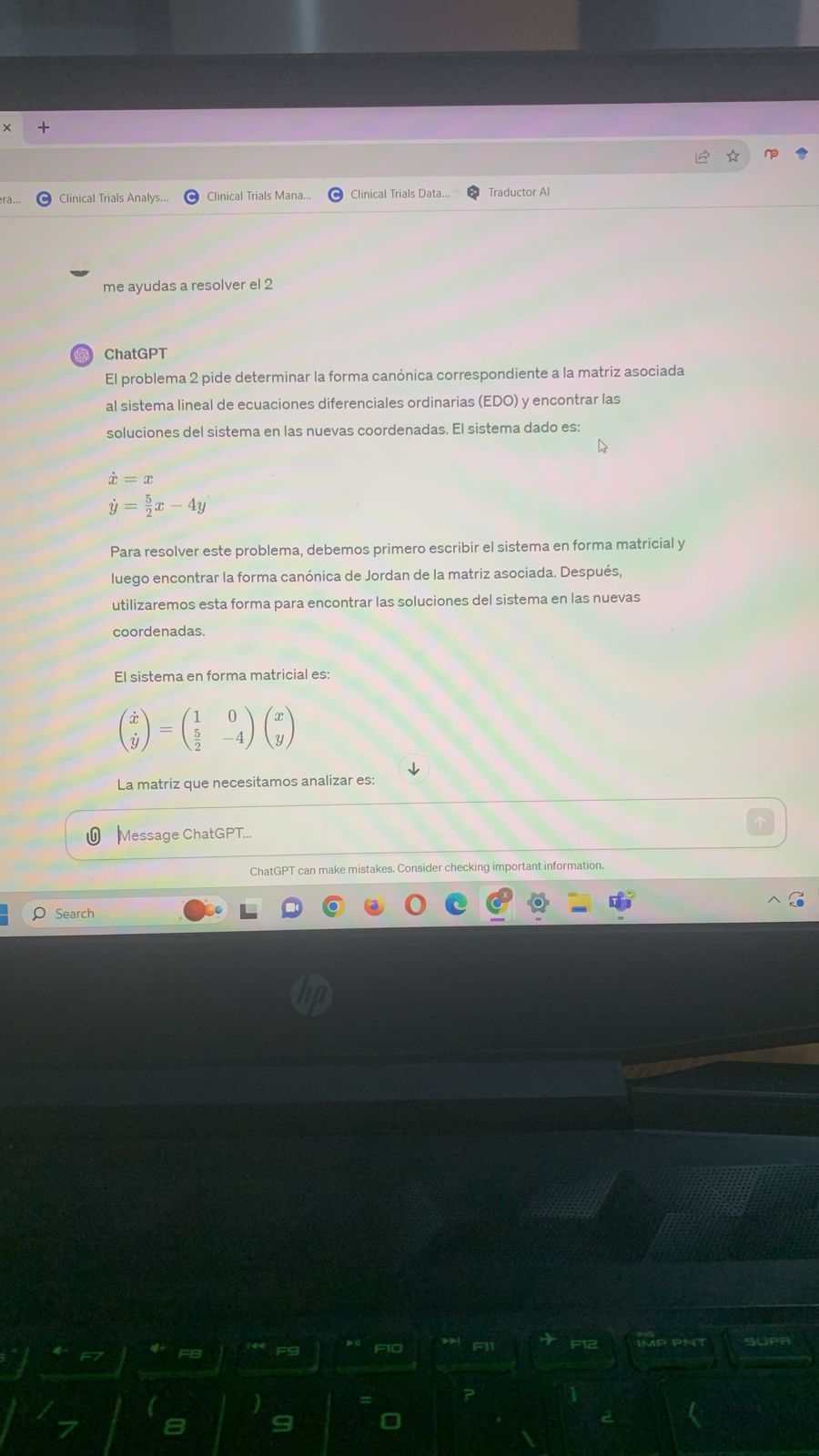 Solved 1. Calcule los valores y vectores propios asociados | Chegg.com