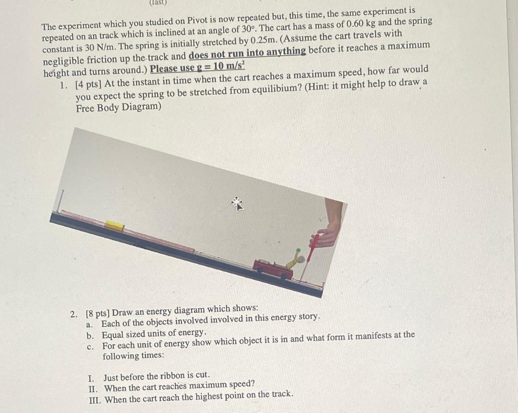 Solved (last) The experiment which you studied on Pivot is | Chegg.com