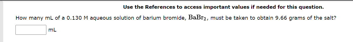 [Solved]: Use the References to access important values if