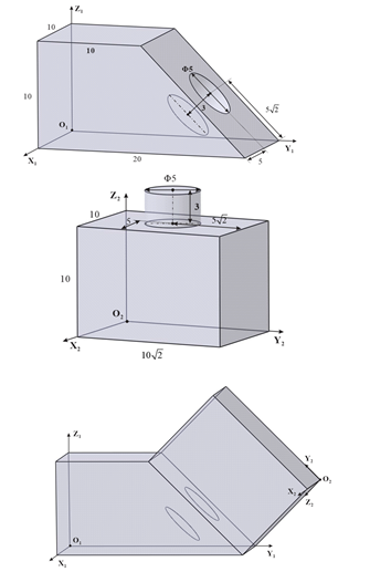 Solved Two parts are designed and are shown in the | Chegg.com