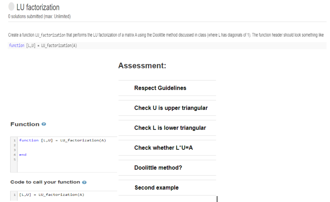 Solved LU factorization O solutions submitted (max: | Chegg.com Solved LU factorization O solutions submitted (max: | Chegg.com