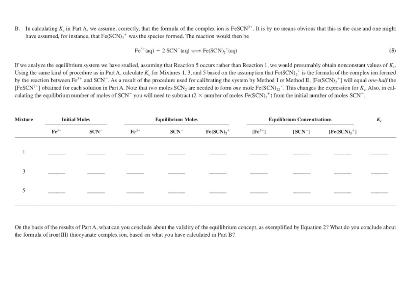Name Section Experiment 23 Data and Calculations: | Chegg.com