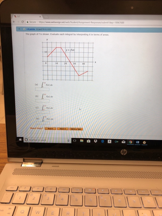 Solved ? . c Secure l https:/ dep-18967688 The graph of f is | Chegg.com