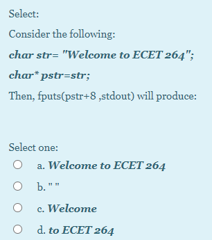 Solved The below segment of a code declares a structure | Chegg.com