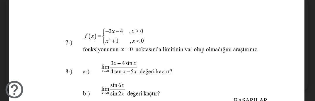 Solved 7-) -2x-4,X>0 f(x)= (x2 +1 ,x