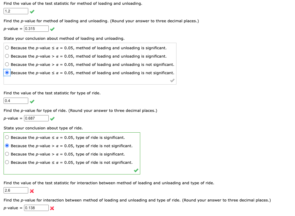 Solved An amusement park studied methods for decreasing the | Chegg.com