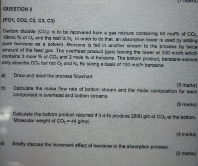 Solved marks) QUESTION 2 (P01, CO2, C2, C3, C3) Carbon | Chegg.com Solved marks) QUESTION 2 (P01, CO2, C2, C3, C3) Carbon | Chegg.com