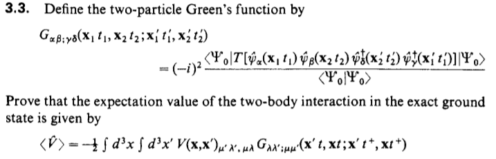 From Fetter and Walecka Quantum Theory of | Chegg.com