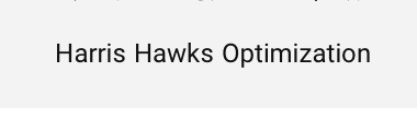 Solved →Harris Hawks Optimization | Chegg.com