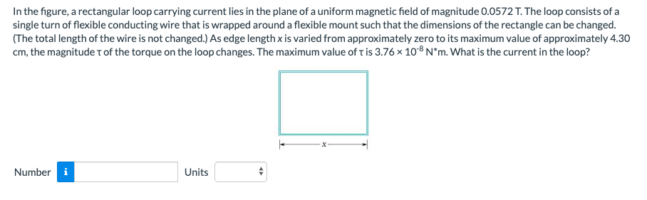 Solved In the figure, a rectangular loop carrying current | Chegg.com