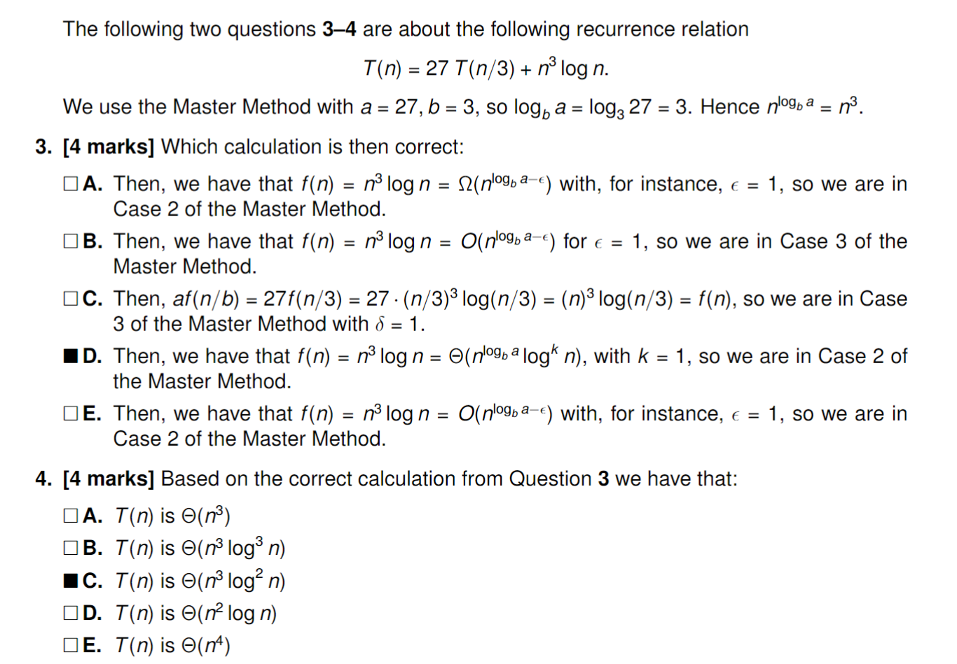 Solved answer is given, can you explain why the answer is D | Chegg.com