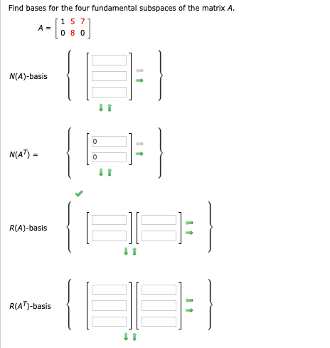 Solved Find bases for the four fundamental subspaces of the | Chegg.com