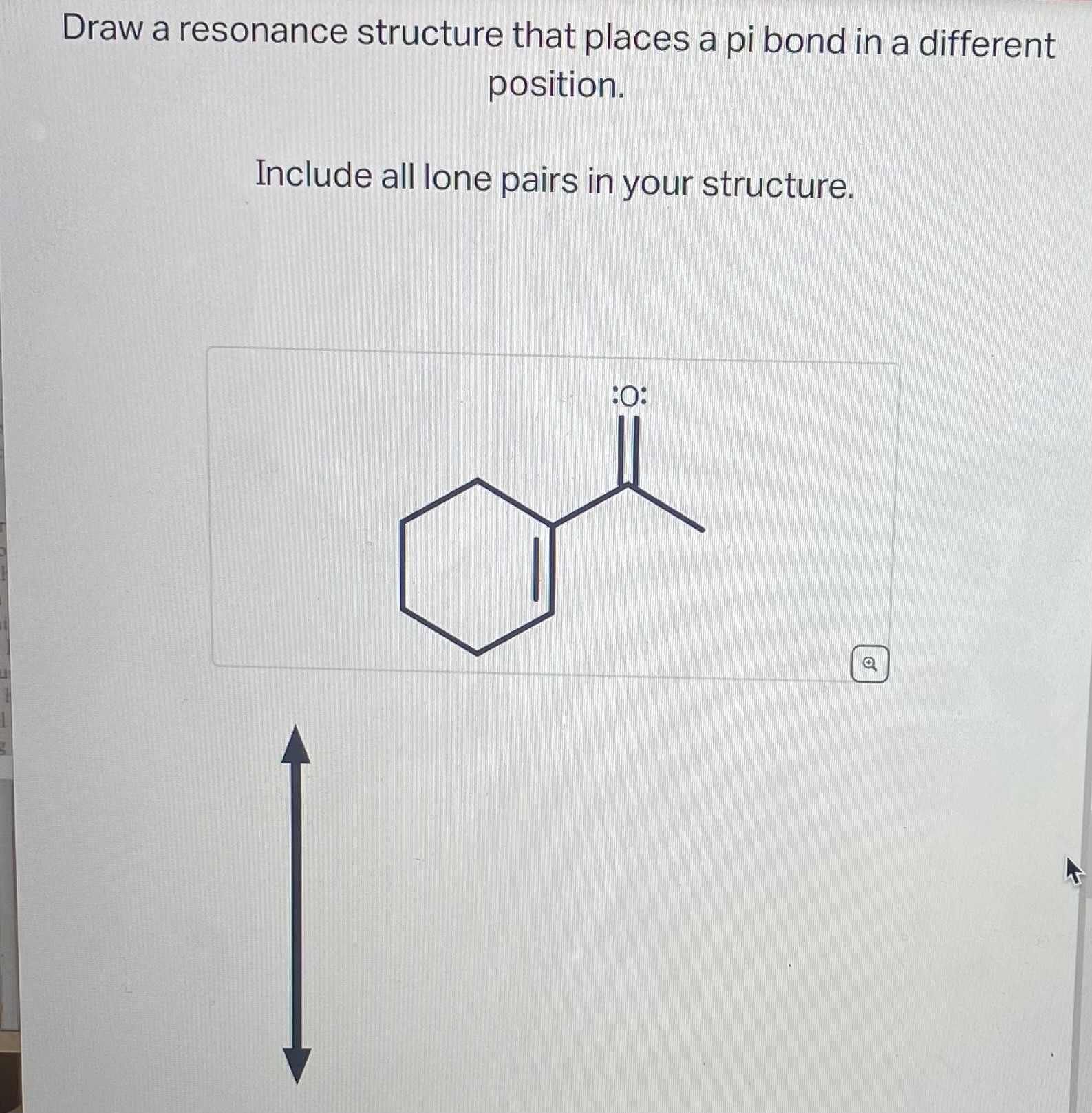 Solved Draw a resonance structure that places a pi bond in a | Chegg.com
