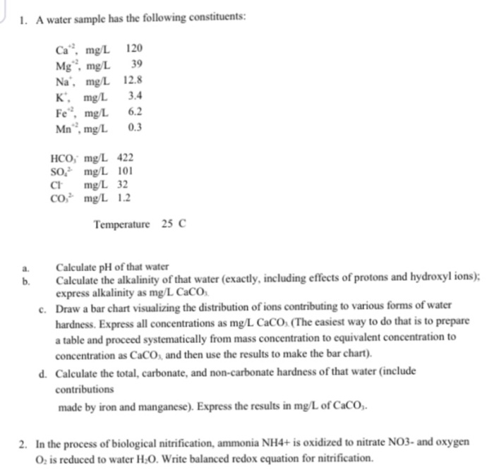 Solved Show the calculation for finding the pH of 7.3 for | Chegg.com