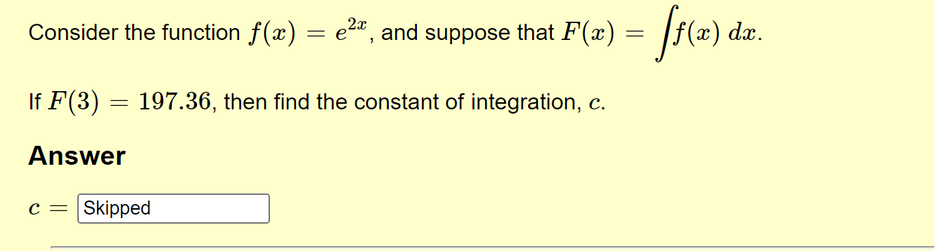 Solved Consider the function f(x)=e2x, and suppose that | Chegg.com