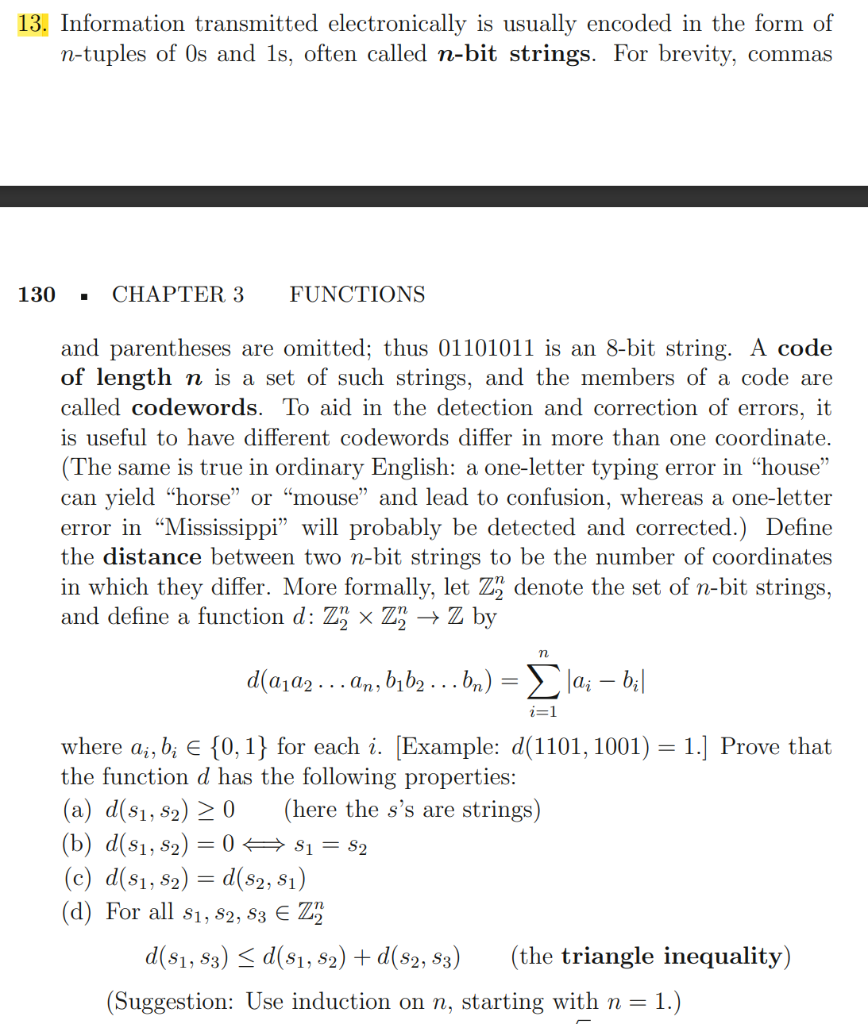 13. Information transmitted electronically is usually | Chegg.com