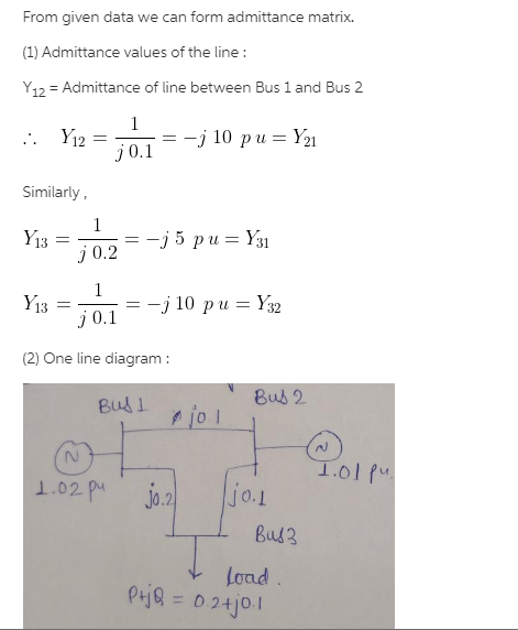 Solved Consider a 3-bus system with 2 generators and 1 load | Chegg.com