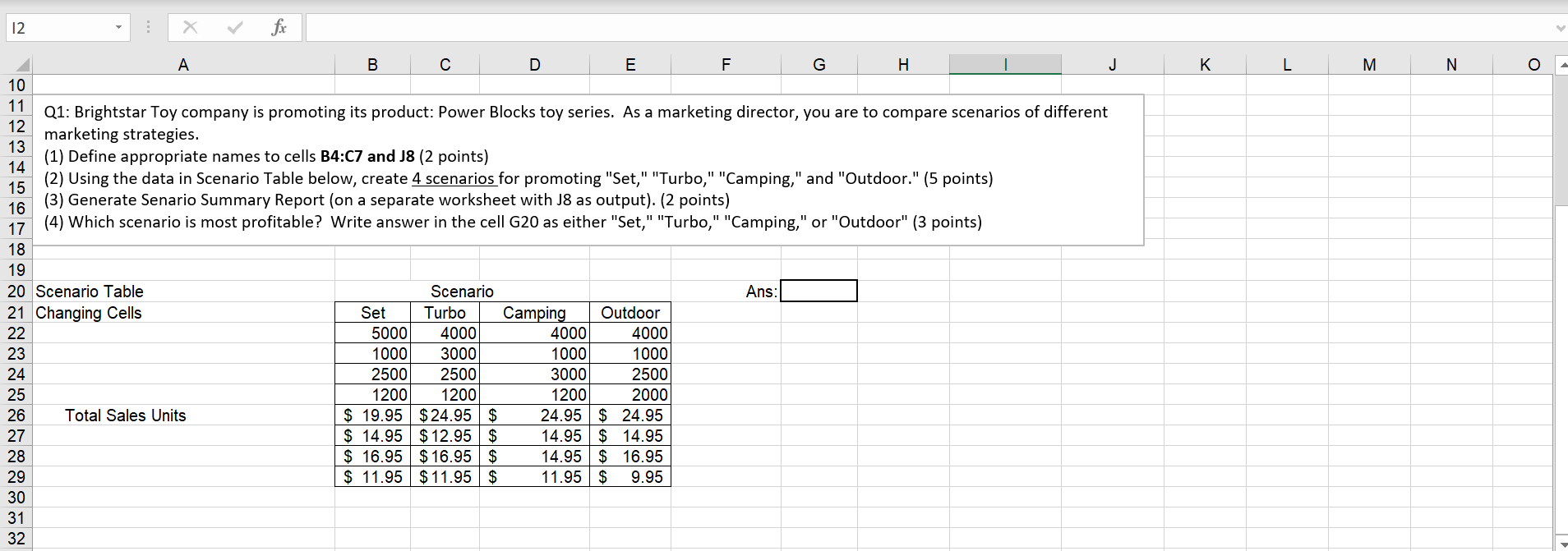 12 fr A B с D E F G H J K L M N o 1 Power Blocks | Chegg.com
