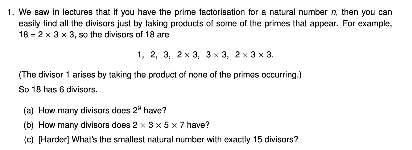We saw in lectures that if you have the prime | Chegg.com