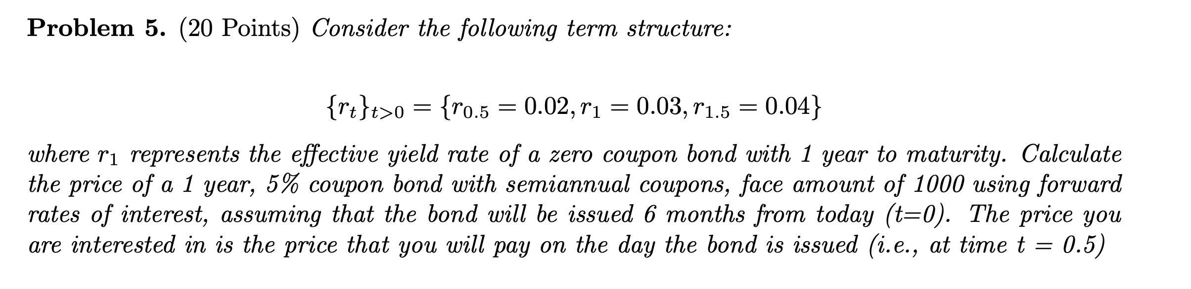 Solved Problem 5. (20 ﻿Points) ﻿Consider the following term | Chegg.com