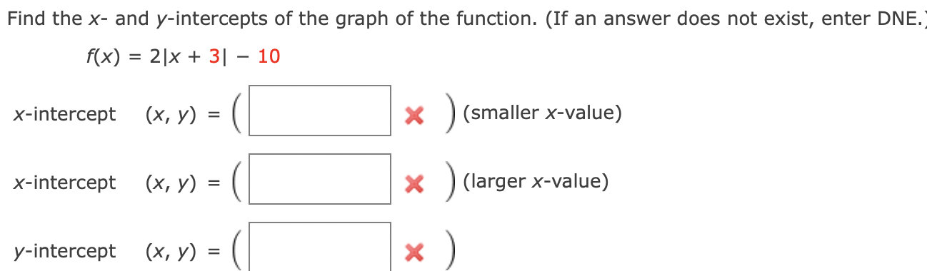 Solved Find the x - and y-intercepts of the graph of the | Chegg.com