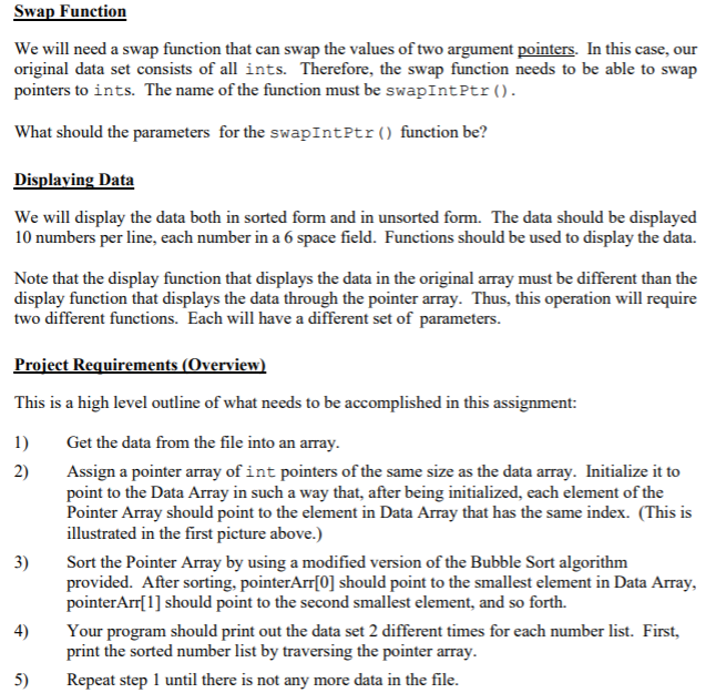 Solved Introduction Sometimes we're given an array of data | Chegg.com