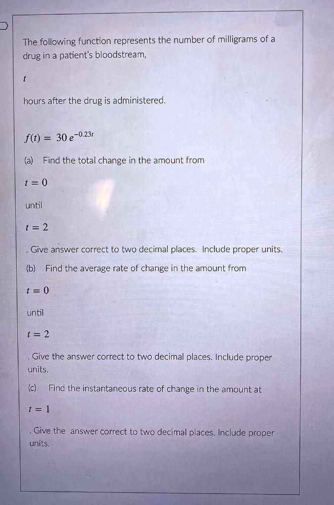 Solved The following function represents the number of | Chegg.com
