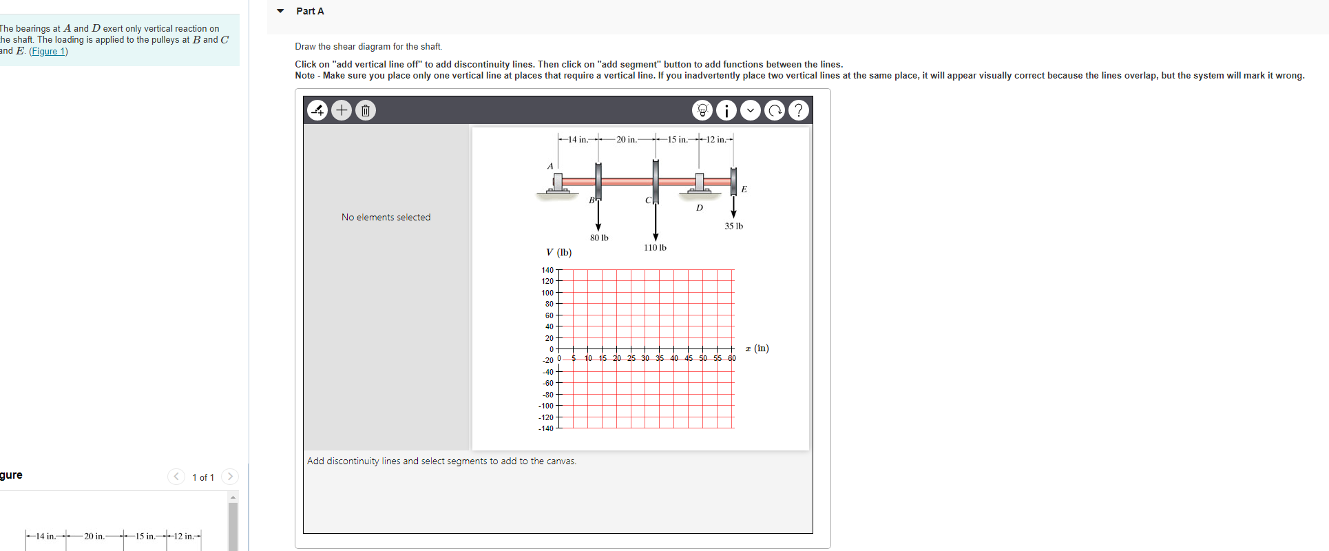Solved The bearings at A and D exert only vertical reaction | Chegg.com