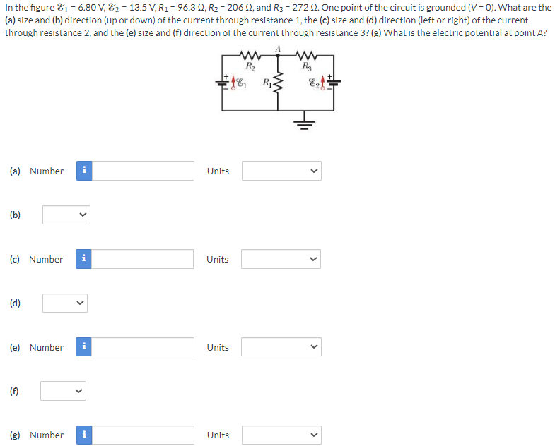 Solved In the figure E1=6.80 V,E2=13.5 V,R1=96.3Ω,R2=206Ω, | Chegg.com