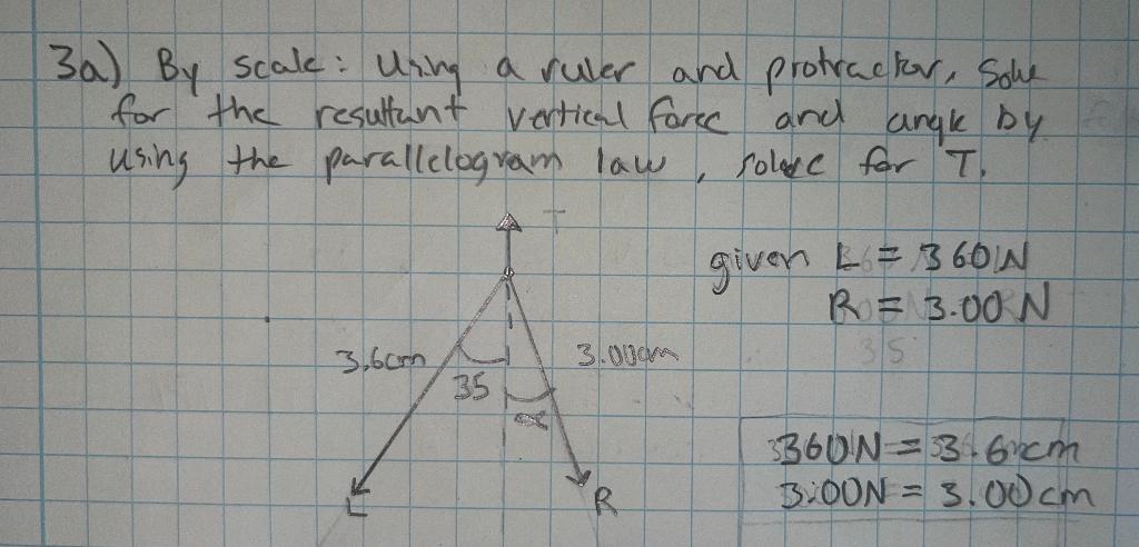Solved Three cables are used to stabilize sign, T, L, and R | Chegg.com